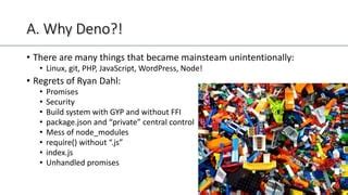 The Saga Of JavaScript And Typescript In Deno Land PPT