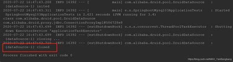 springboot配置druid连接池后踩坑连接池自动断开{datasource 1} closed csdn博客