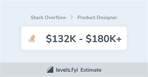 stack overflow product designer salary 132k 180k levels fyi