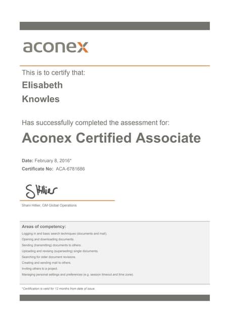 Aconex Workflow System