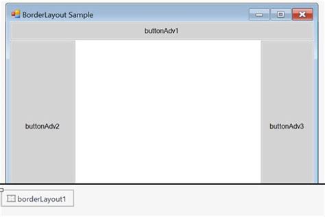 Getting Started With Windows Forms BorderLayout Syncfusion