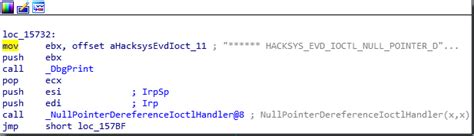 HEVD Exploits Windows 7 X86 NULL Pointer Dereference The Human
