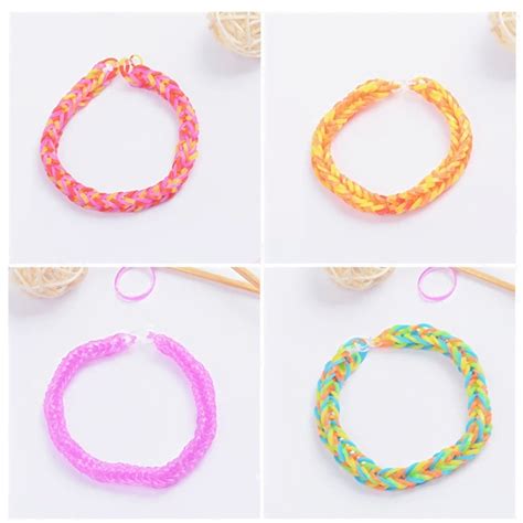 Set De Elastice Pentru Bratari Multicolore 200 Buc Robentoys Smart Volt