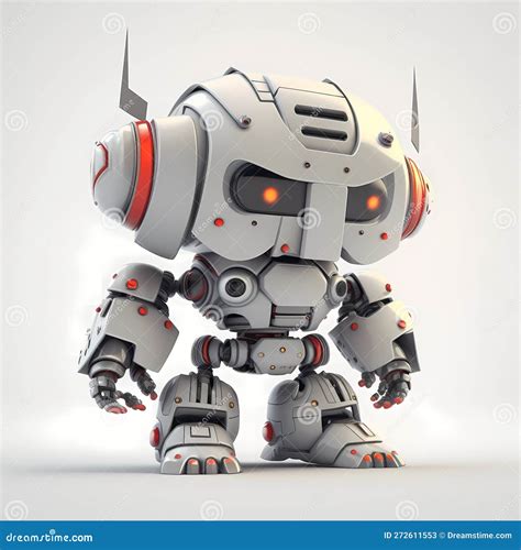 Tiny Rebel Character Robot Generative AI Stock Illustration Illustration Of Metal Generative