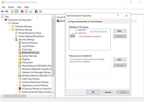 Restricted Groups Issue Microsoft Qanda