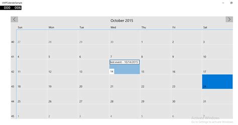 Uwp Calendar View Printable Word Searches
