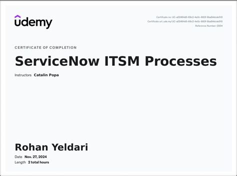 rohan yeldari on linkedin servicenow itsm itil continuouslearning