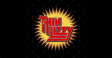 Thin Lizzy Vintage Fanart Thin Lizzy Sticker Teepublic