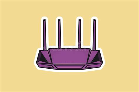 Modem Internet Router Technology Device Vector Illustration Stock Illustration Illustration