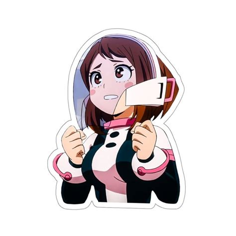 Ochaco Uraraka Sticker My Hero Academia Sticker Mha Stickers Bnha