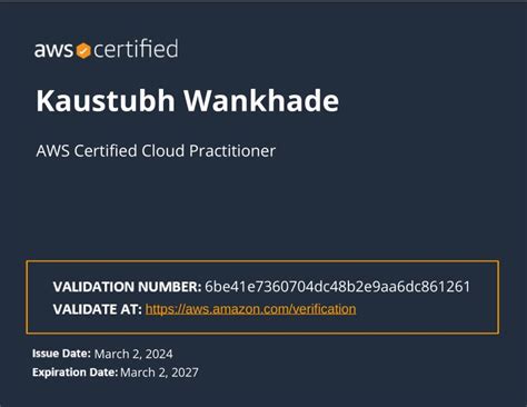 kaustubh wankhade on linkedin aws awscloud awsdevops awscertified