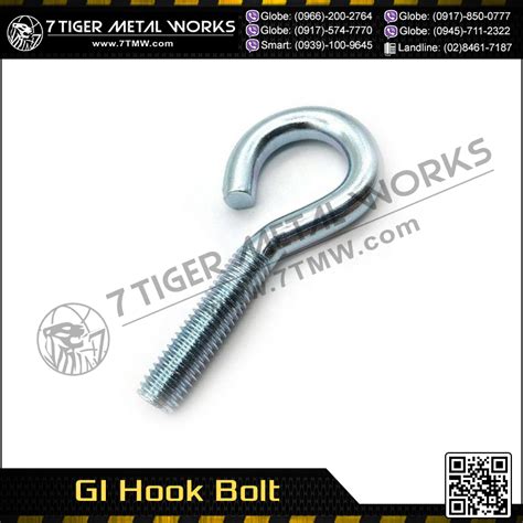 Gi Hook Bolt Bolt And Nut Supplier Philippines