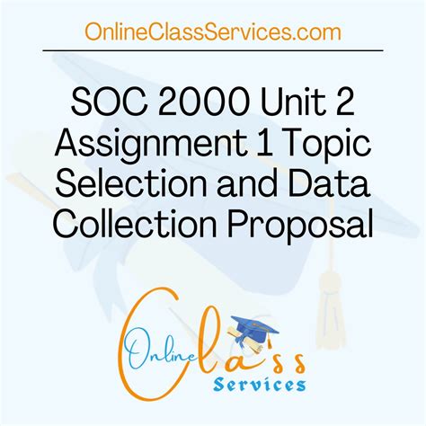Soc 2000 Unit 2 Assignment 1 Topic Selection And Data Collection