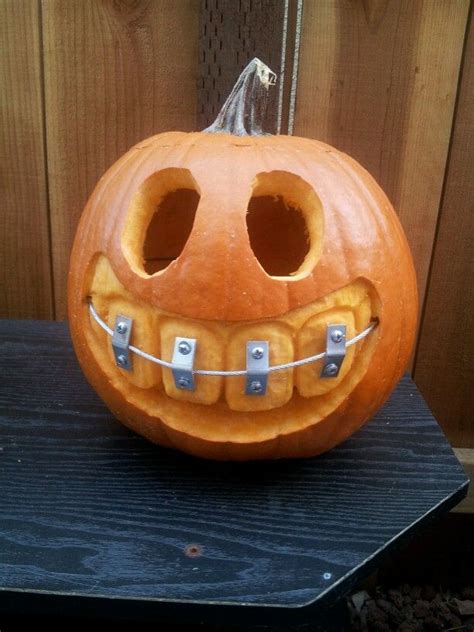 Pumpkin With Braces Diy Dremel Wire Corner Braces And Screws From Home Depot Halloween