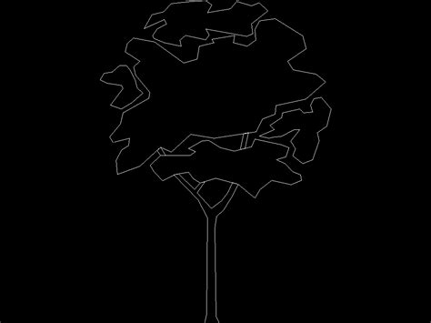 Tree In Elevation In AutoCAD CAD Download KB Bibliocad