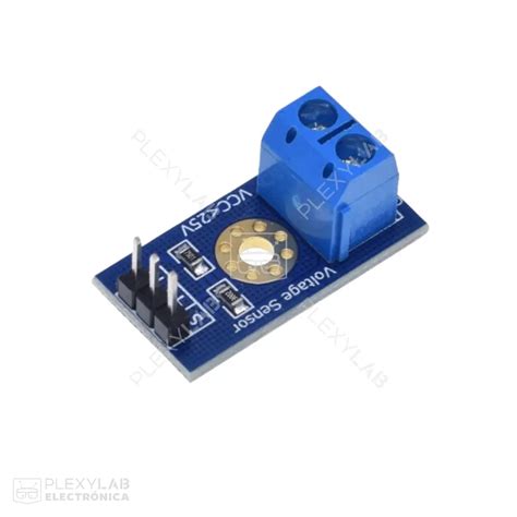 Módulo Sensor De Voltaje Dc De 0 A 25v Para Arduino Plexylab