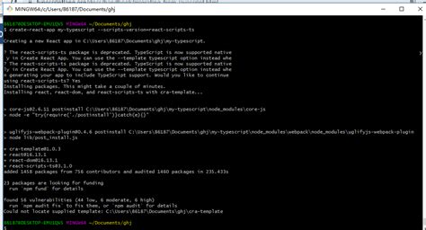 create project fail · issue 1324 · microsoft typescript handbook · github