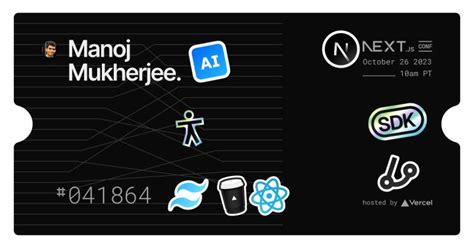 Manoj Mukherjee On Linkedin Join Manoj Mukherjee At Nextjs Conf