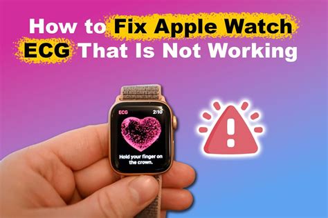 How To Fix Apple Watch Ecg Not Working Easy Way Alvaro Trigo S Blog