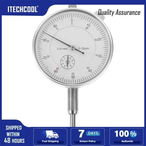 Precision Pointer Dial Indicator Gauge Measurement Tool 0 10mm 0 01mm Lazada PH