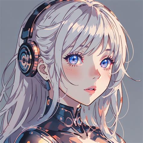 Premium Photo Manga Girl Portrait Ai Generated
