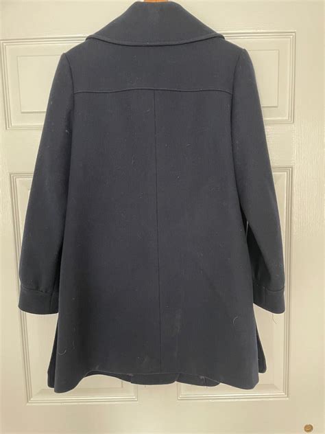 Vintage Nan Duskin Navy Blue Cuddle Coat Size M Gem