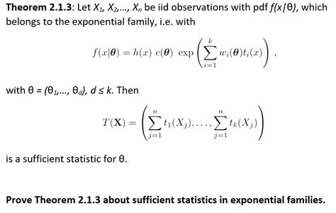 solved theorem 2 1 3 let x1 x2 … xn be iid observations