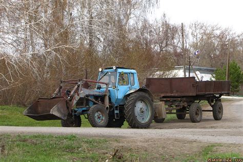 Алтайский край № 0263 22 — МТЗ 80 общая модель Алтайский край — Спецтехника с нечитаемыми