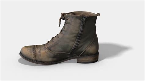 Ankle Boots 3d Photoscanned Youtube