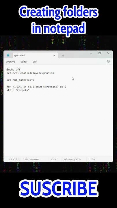 Creating Folders In Notepad Larrybot Larrydev Hack Notepads Youtube