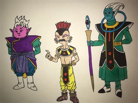 Dbs My Version Universe 5 Gods By Griffinlee0 On Deviantart
