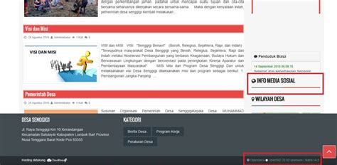 Bugerror Info Media Sosial Tidak Muncul Di Halaman Utama · Issue