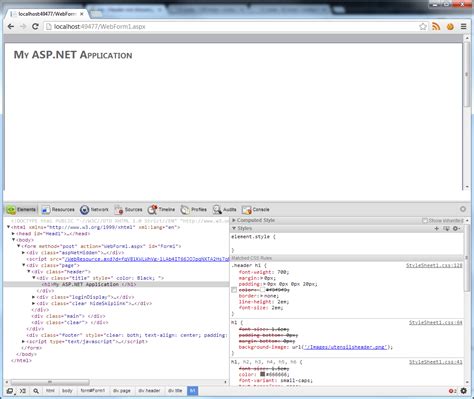 Css Header Not Showing But Footer Is In Stack Overflow