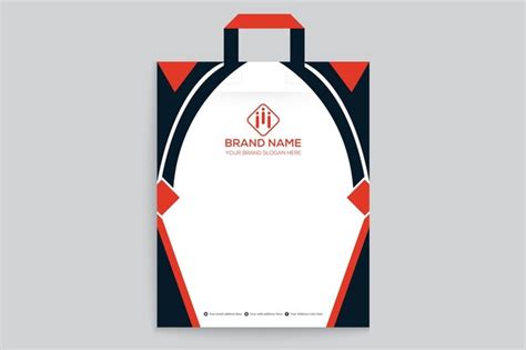 Premium Vector Modern Presentation Folder Layout Design