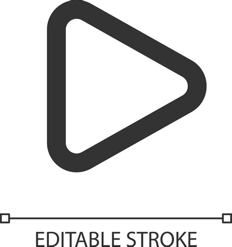 Play Button Pixel Perfect Linear Ui Icon Music Player Bar Playing