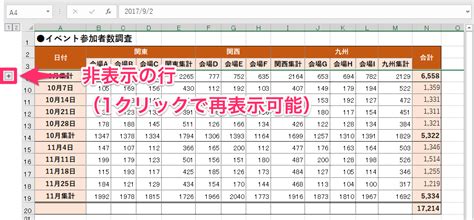 【エクセル時短】行や列を隠すときに「非表示」はng できる人は「グループ化」を使っている エクセル時短 できるネット