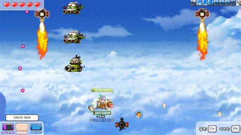 게이플스토리 블랙헤븐 비행기 슈팅게임모드 클리어 Youtube