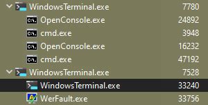 Additional Instances Of WT Crash On Exit Issue 15410 Microsoft