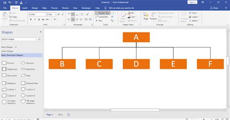 How To Insert A Line Without An Arrow In Visio