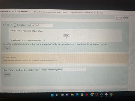 [ High School Logarithms] Where Have I Gone Wrong Here I Started Out My Multiplying By Y Then