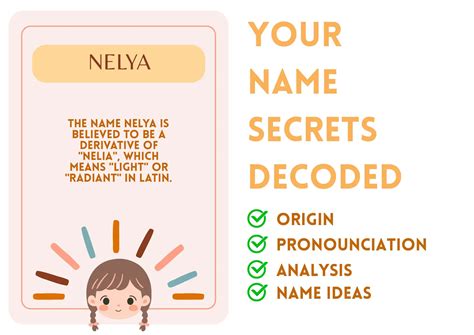 Nelya Girl Name Meaning And Pronunciation