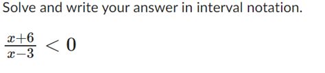 Solved Solve And Write Your Answer In Interval Notation Chegg