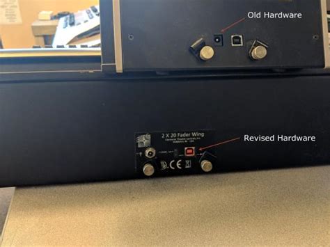 Universal Fader Wing Doesnt Power Off When Console Powers Off