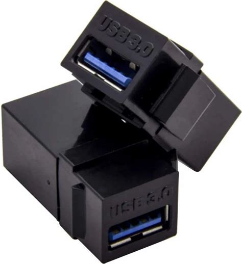 Usb 3 0 Keystone Jack Usb Adapters Female To Female Connector For Wall Plate Outlet 5 Pc Bag