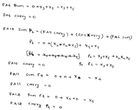 Diagram Fo R An Array Multiplier Circuit For 6x6 Multiplicat