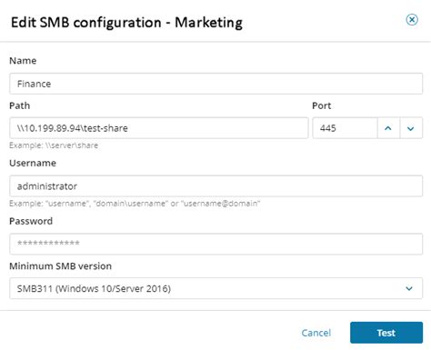 Optional Set Up Smb File Sharing To A Windows Server