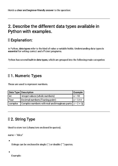 Python Program Notes Data Types Operators And Math Functions Studocu