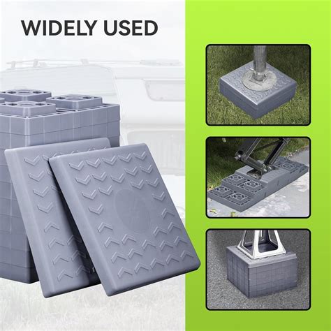 Rvmate Rv Leveling Blocks 12 Pack Heavy Duty Camper Leveling Blocks