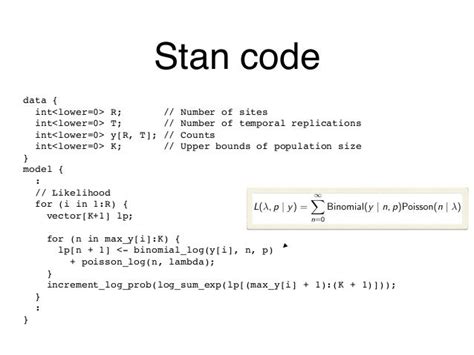 dealing with latent discrete parameters in stan