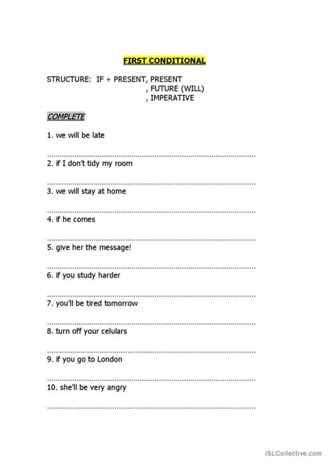 First Conditional Examples Sentences Exercises Espresso 50 Off